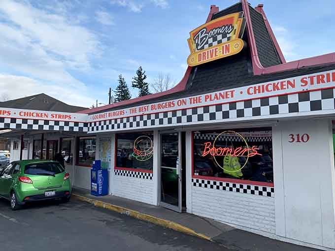 "Best burgers on the planet" is printed right there, and honestly, they're not exactly being shy about it.