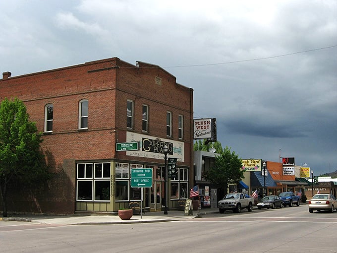 Historic brick buildings standing proud, reminding you that some places refuse to lose their authentic character.