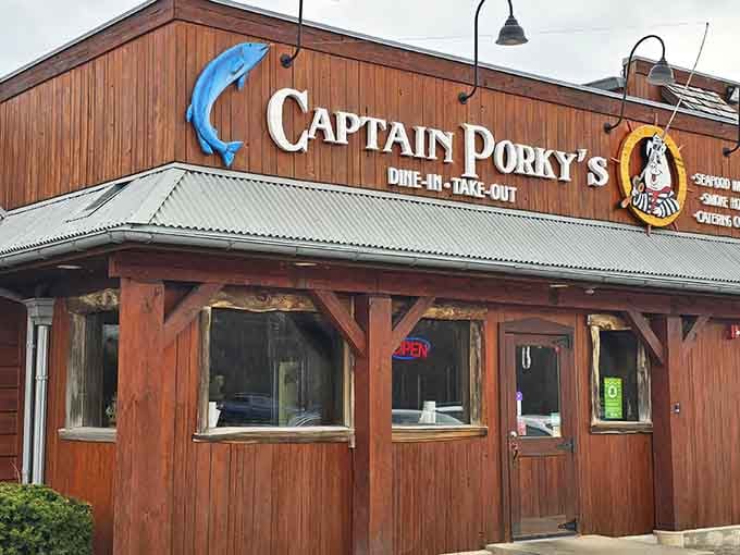 That rustic wooden exterior isn't just for show; it's your first hint that something special awaits inside.