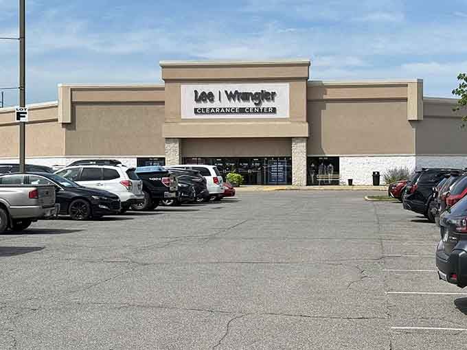 Lee Wrangler Clearance Center stands ready to outfit you in denim without requiring a second mortgage on your house.