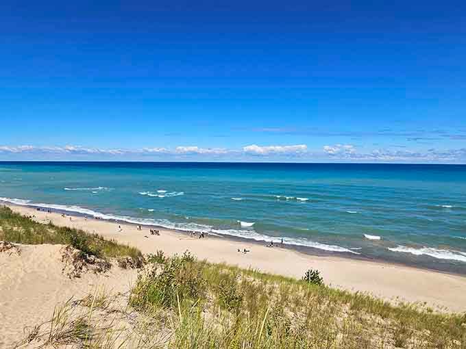 That moment when Lake Michigan decides to cosplay as an ocean and absolutely nails it.