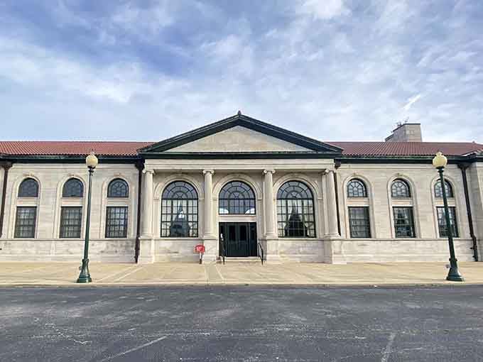 This beautifully restored station building proves that train depots used to have more architectural dignity than most modern airports.