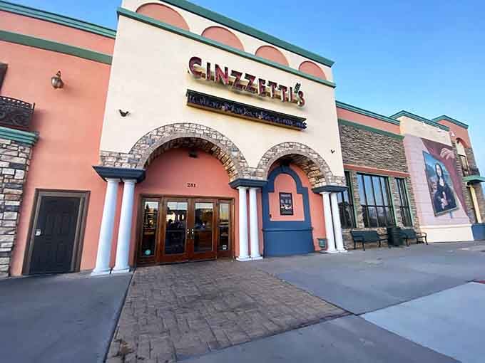 Those arched entryways and Mediterranean colors prove you don't need a passport to feel transported somewhere special.