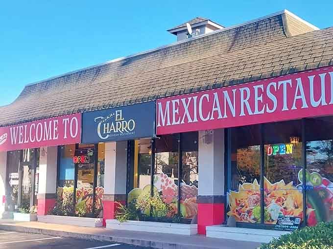 That bold signage isn't shy about announcing what's inside: authentic Mexican food that delivers on its promises.