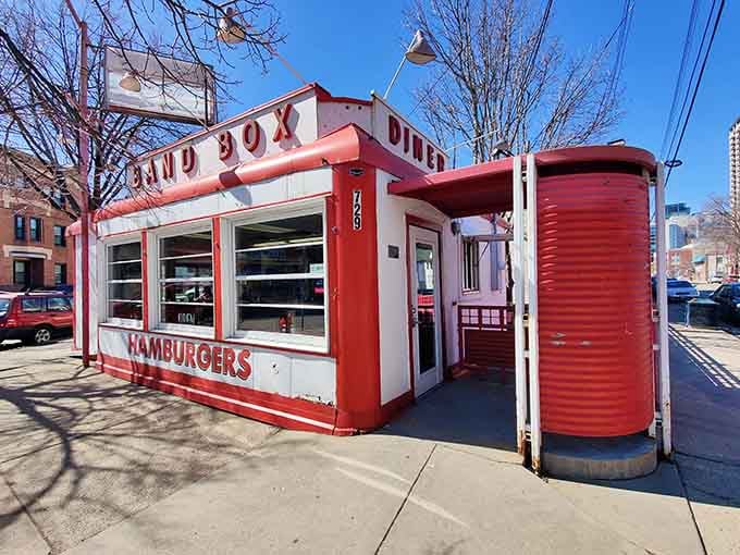 That red-and-white exterior isn't just eye-catching&mdash;it's a Minneapolis landmark that's been drawing hungry crowds for generations.