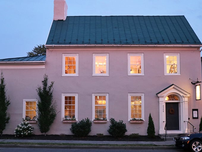 That exterior glowing at dusk isn't a filter, it's your dinner destination calling you home.