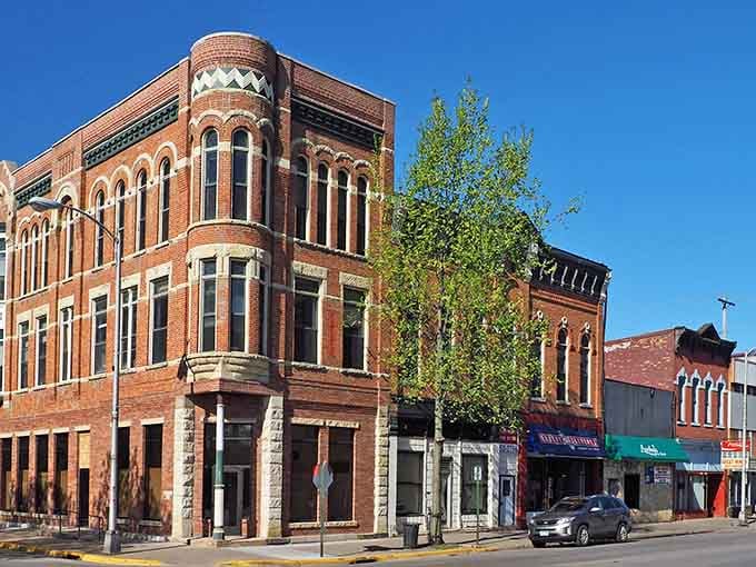 Downtown Winona looks like someone preserved an entire Victorian-era main street just for your Instagram feed.