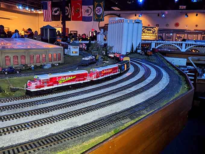 That Great Northern locomotive isn't going anywhere, but your imagination certainly will once you see it up close.