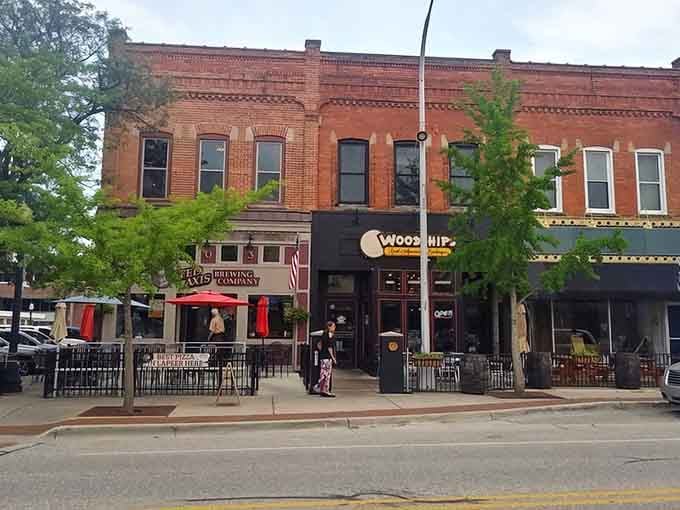 Downtown Lapeer's historic brick buildings prove that charm doesn't require a theme park admission fee or overpriced parking.