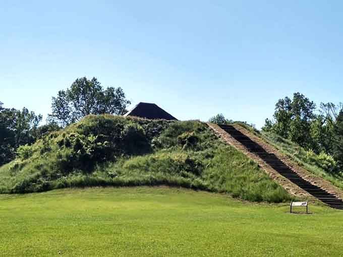 Those aren't hills, folks. They're thousand-year-old monuments to human determination and architectural genius.