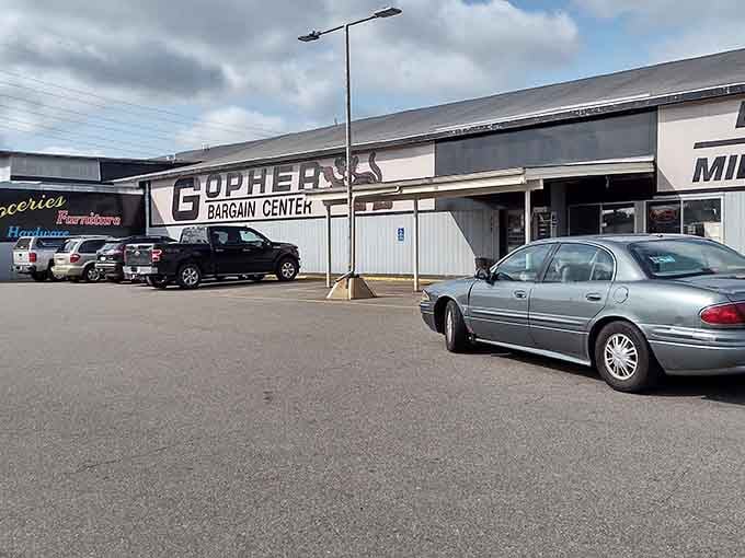 That unassuming storefront hides a treasure trove where bargain hunters find their bliss daily.