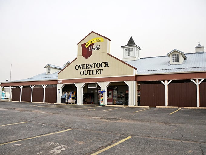 That barn-style facade isn't just for show; it's your gateway to savings that'll make your credit card breathe easier.