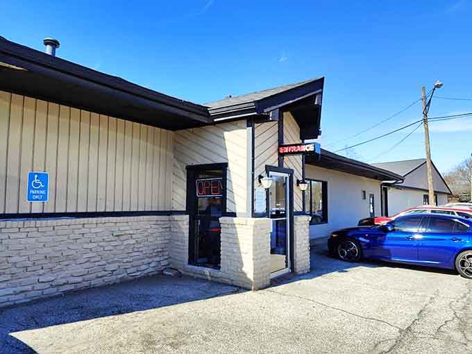 The unassuming exterior hides decades of treasures waiting inside this Indianapolis antique paradise.