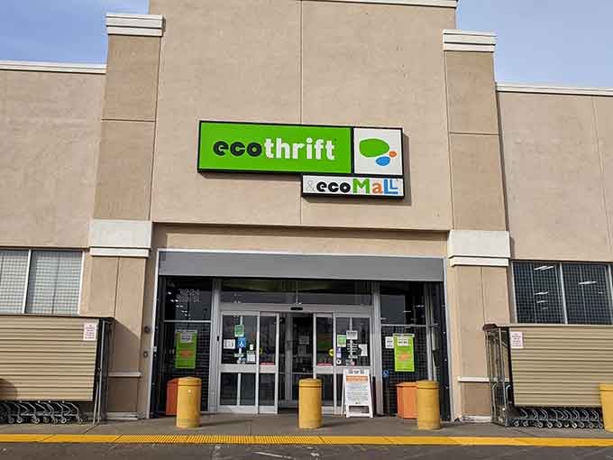 Behind these unassuming doors lies Sacramento's answer to thrift store paradise, where bargains outnumber parking spaces daily.