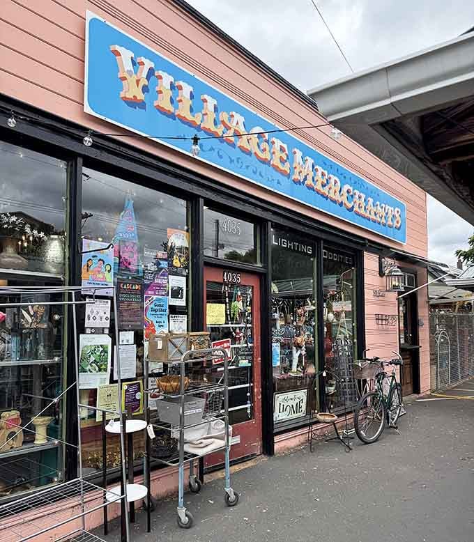 That cheerful storefront practically begs you to come inside and lose track of time among the treasures.