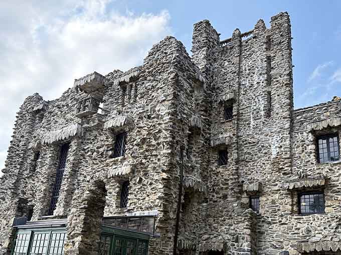 This medieval fortress rising from Connecticut woods proves someone had seriously grand retirement plans and the budget to match.