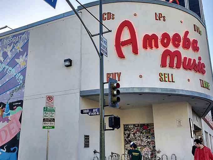 That iconic signage beckons music lovers like a siren song you actually want to answer.