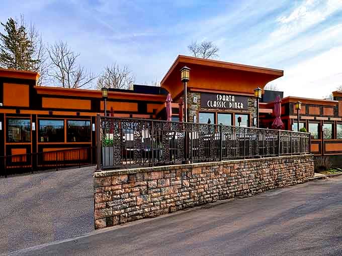 That stone facade and welcoming glow promise serious comfort food awaits inside this Sussex County treasure.