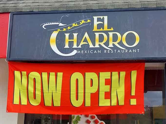 That bold signage isn't shy about announcing what's inside: authentic Mexican food that delivers on its promises.