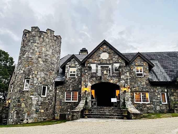 That golden glow isn't just the porch lights, it's the promise of living like royalty for a weekend.