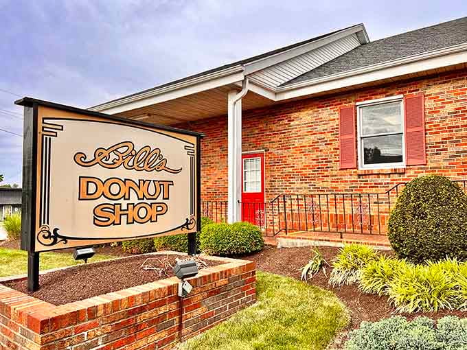 That classic sign and brick facade promise something special, and trust me, they deliver on every delicious word.