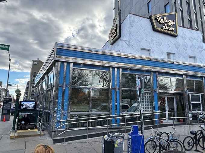 That gleaming blue and silver exterior isn't trying to look retro&mdash;it simply never stopped being authentic.