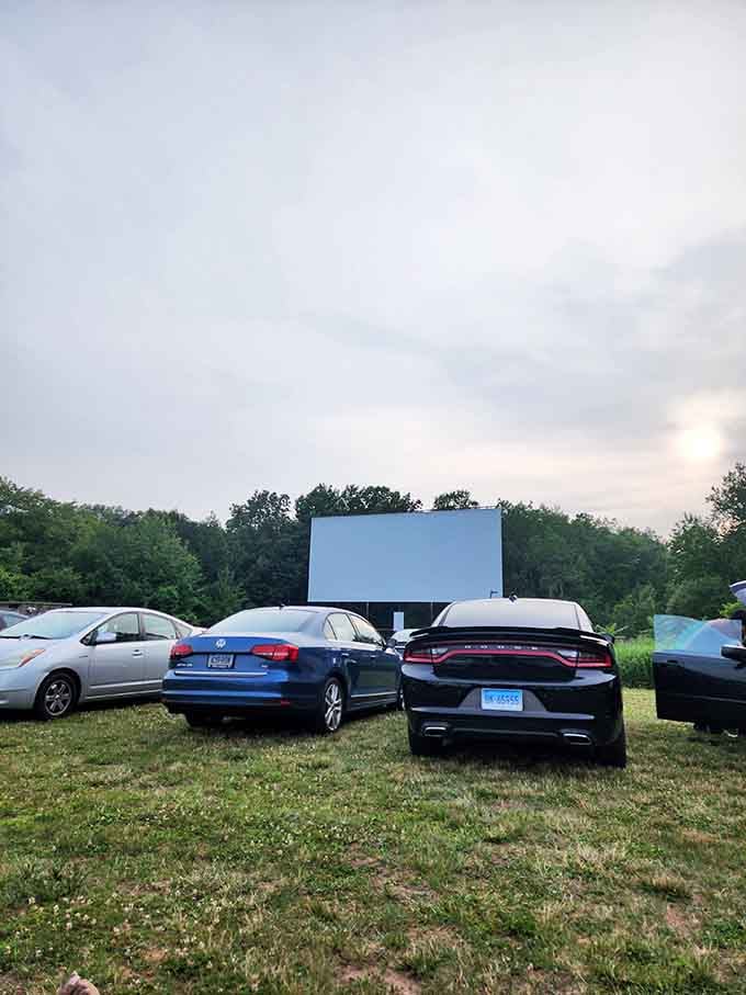 That massive screen rising against the Connecticut sky isn't just showing movies, it's preserving dreams one double feature at a time.