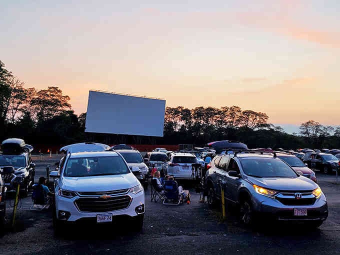 Golden hour meets showtime, and suddenly you remember why drive-ins were never meant to disappear.