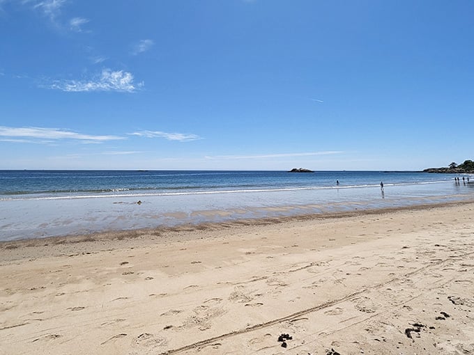 This pristine stretch of sand proves that sometimes the best beaches are the ones without the crowds.