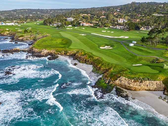 This is what happens when Mother Nature decides to design a golf course after a few glasses of wine.