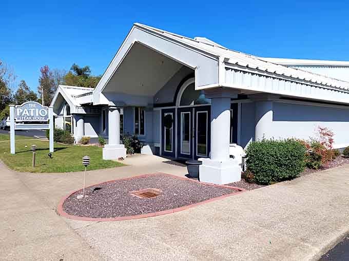 That classic white exterior and welcoming entrance promise something special, and boy, does it deliver on that promise.