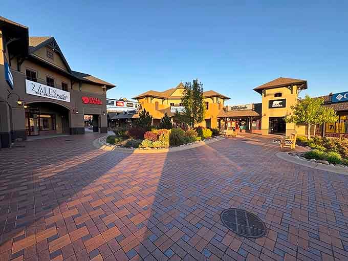 Those brick pavers have seen more credit card swipes than a Vegas casino on New Year's Eve.