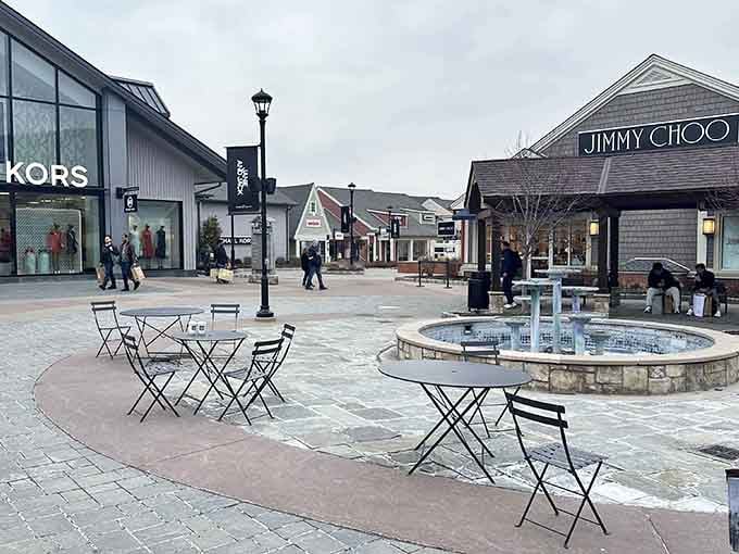 This charming village-style plaza proves that shopping for luxury doesn't require sacrificing your sense of place or peace.