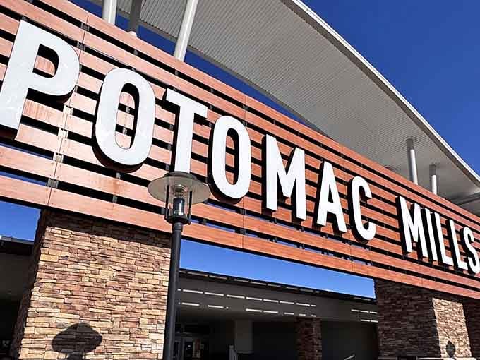 That iconic signage welcomes you to retail paradise where your credit card trembles with anticipation and excitement.