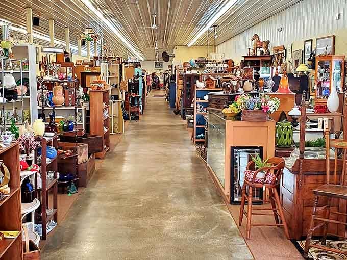 Every booth tells a different story, and somewhere in here is that perfect piece you didn't know you needed.