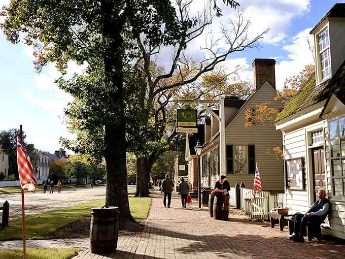 Those autumn leaves and colonial storefronts create a scene so perfect, even your smartphone will take better photos here.