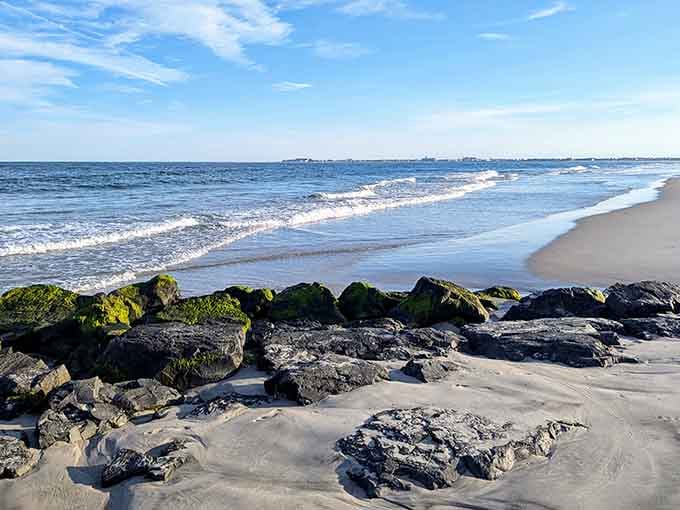 Those moss-covered rocks aren't just scenery; they're nature's welcome mat to your new favorite escape.