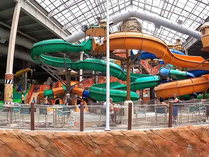 When Mother Nature refuses to cooperate, Pennsylvania built its own tropical paradise under a very impressive roof.
