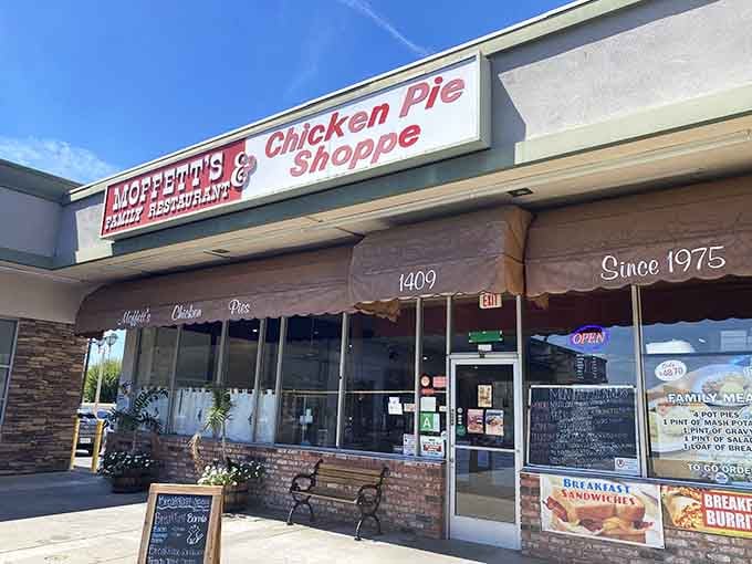 That unassuming storefront has been drawing pot pie pilgrims since the disco era, and it shows no signs of slowing down.