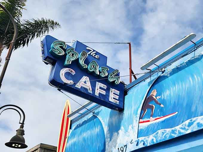 The vintage neon sign has guided countless chowder seekers to their creamy, clam-filled destiny since day one.