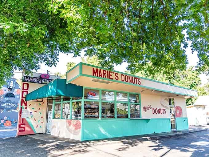 That exterior isn't just eye-catching&mdash;it's been a beacon for donut lovers navigating Sacramento's streets for decades.