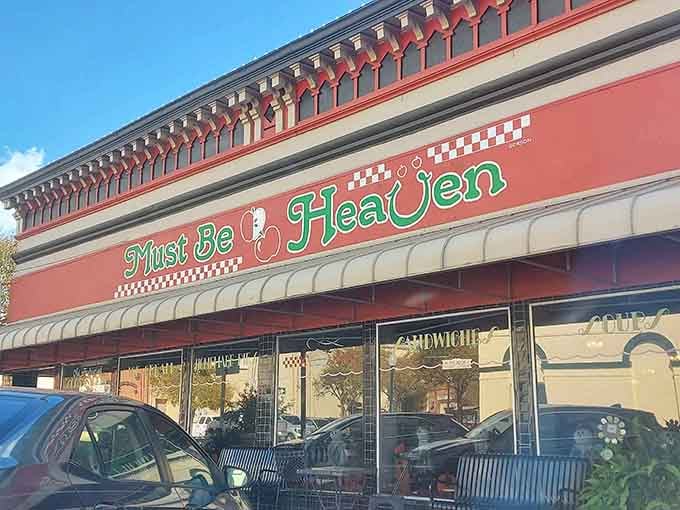 That red awning isn't just decoration&mdash;it's a beacon calling pie lovers from miles around to their destiny.