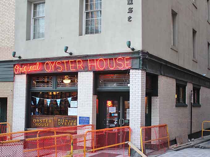 That glowing red neon isn't just a sign, it's a beacon calling seafood lovers home to Market Square.
