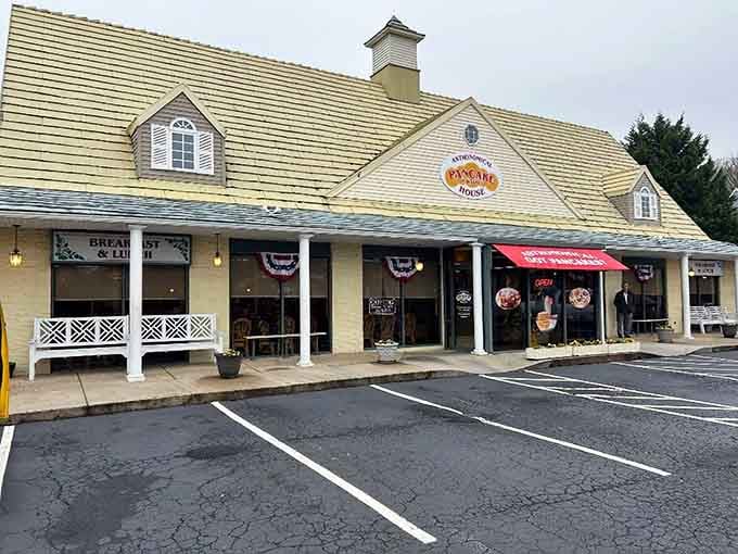 That cheerful yellow exterior isn't just inviting, it's practically begging you to come inside for pancakes.