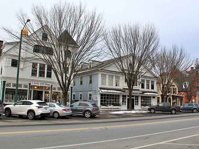 Main Street looks like someone built a time machine and forgot to tell anyone about it.