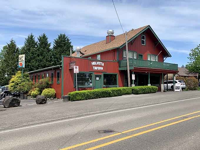 That red barn exterior isn't fooling anyone &ndash; inside lies burger paradise waiting to be discovered.