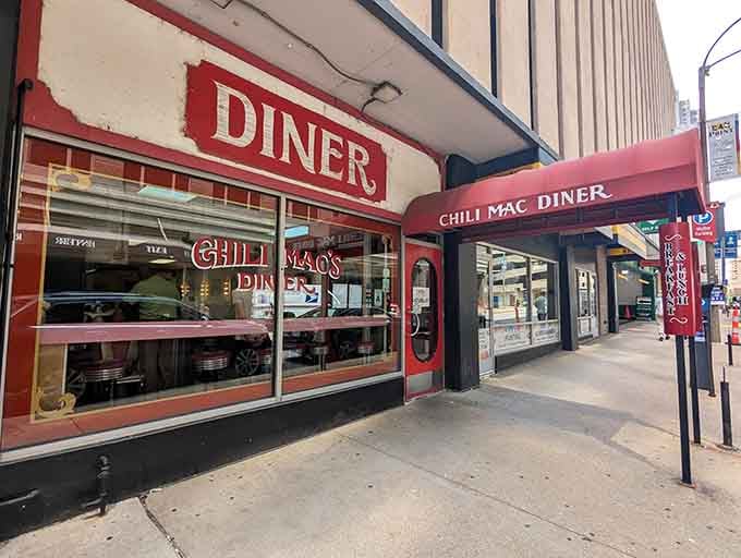 Classic diner architecture meets downtown charm, where every meal feels like stepping into a time machine.