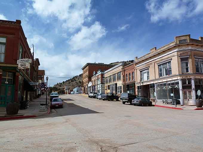 Main Street stretches out like a perfectly preserved postcard from 1899, minus the horse manure and questionable dentistry.