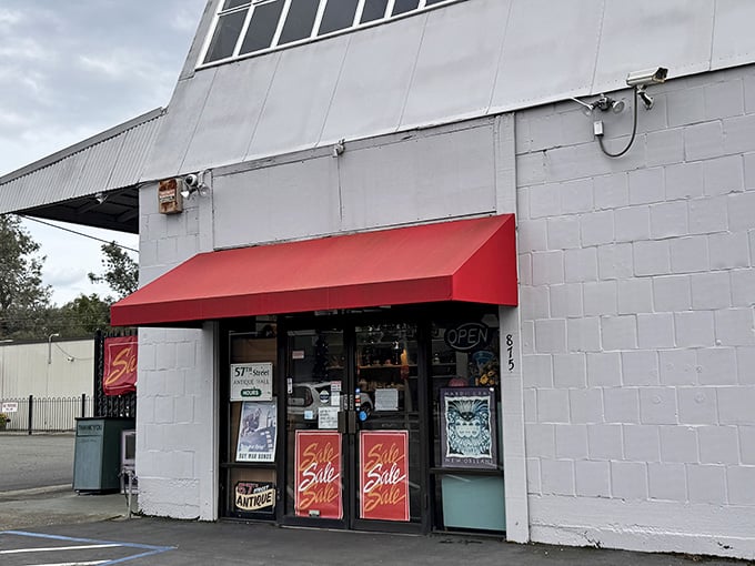 That unassuming storefront hides more treasures than a pirate's chest, just waiting to be discovered inside.