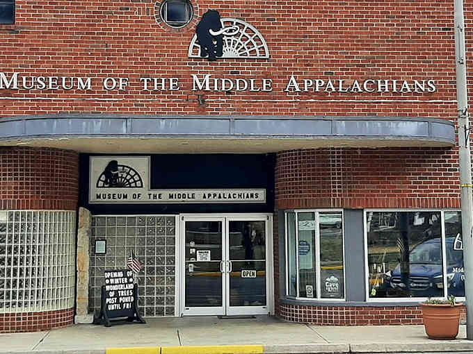 That classic brick facade hides a treasure trove of prehistoric wonders waiting just beyond those welcoming doors.